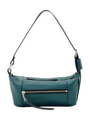 ALLSAINTS Mini Vega Leather Shoulder Bag - Emerald Green