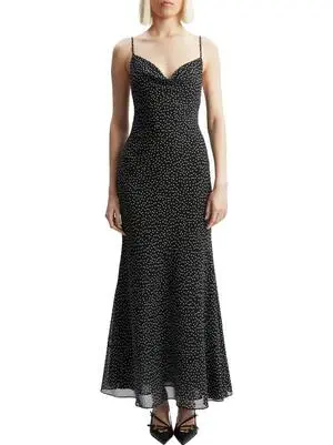BARDOT Monroe Cowl Neck Maxi Dress