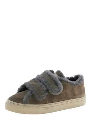 VOILE BLANCHE Gretha Shearling Sneakers Mid Grey