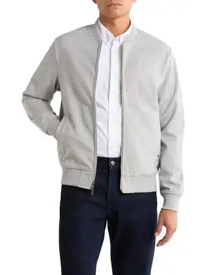 Robert Barakett Patricio Lightweight Bomber Jacket - Grey