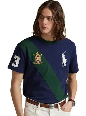 Ralph Lauren Big Pony 20th Anniversary T-shirt - Newport Navy/vintage Pine