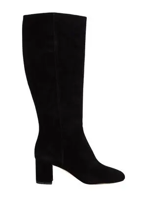 STUART WEITZMAN Celina Suede Knee Boots - Black