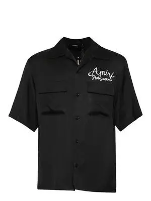 Amiri Dragon Camp Shirt - Black