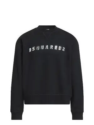 Dsquared2 Sweatshirt With Appliqués - Black