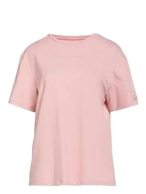 EA7 EA7 Jersey T-Shirt With Embroidered Logo Pink