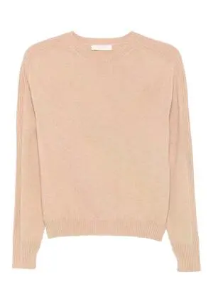 TWINSET Long-sleeve Ribbed-cuff Sweater - Neutrals