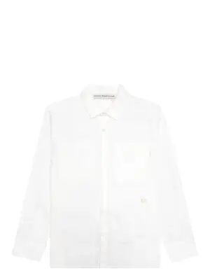 ADVISORY BOARD CRYSTALS Logo-patch Pocket Shirt - White