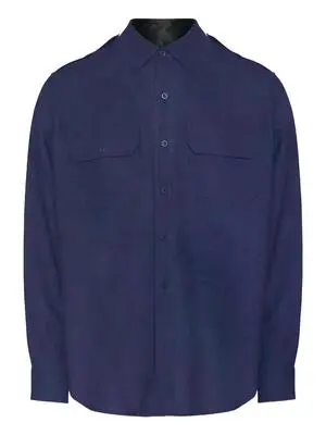 MAISON MARGIELA Wool Shirt - Blue