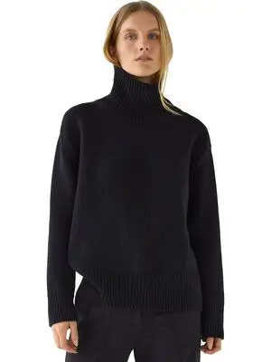 Veronica De Piante Delphine Wool-cashmere Sweater - Black