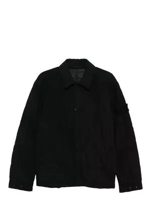 Stone Island Quilted Panelled Jacket - Black