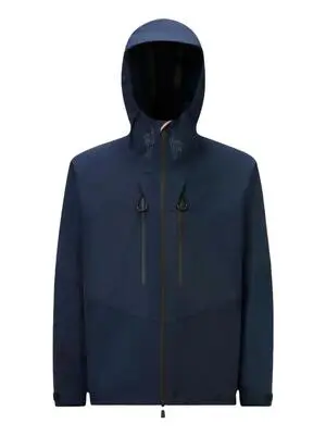 Moncler Logo-print Hooded Jacket - Blue