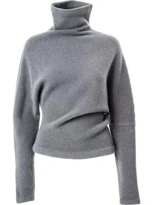 CAROLINA HERRERA Turtleneck Wool-Cashmere Blend Sweater