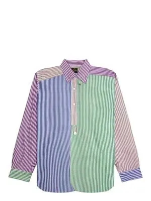 NEEDLES Striped Panelled Shirt