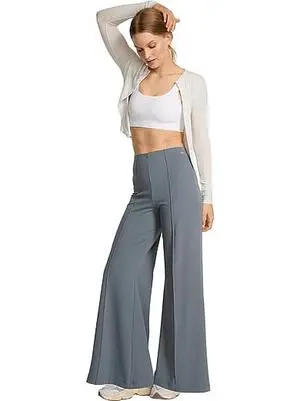 Victoria's Secret Vsx Elevate Ultra Wide-leg Pant - Grey