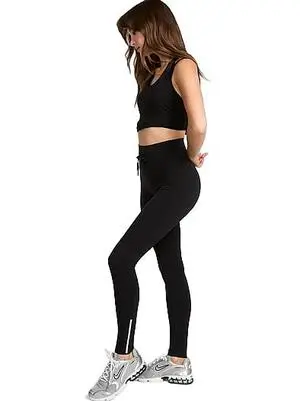 Victoria's Secret Vsx Elevate™ High-compression Drawcord Legging Black