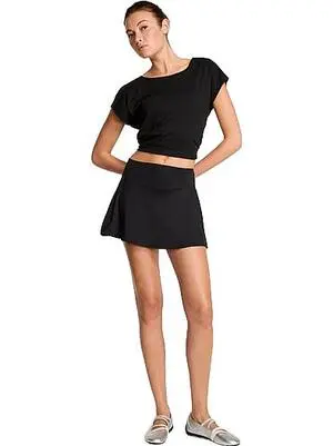 Victoria's Secret Vsx Essential Skirt - Black