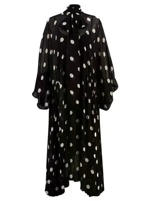 Zimmermann Polka-dot Dress - Black