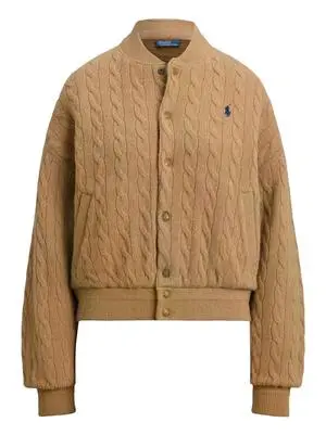 POLO RALPH LAUREN Cable-Knit Bomber Jacket