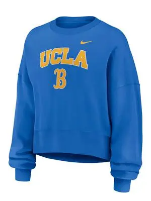 Nike Ucla Phoenix Arch College Pullover Crew - Blue
