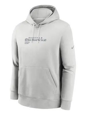 Nike Seattle Seahawks Slot Receiver Club Nfl Pullover Hoodie - Grey