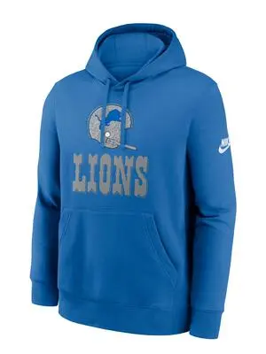 Nike Detroit Lions Nfl Pullover Hoodie - Blue