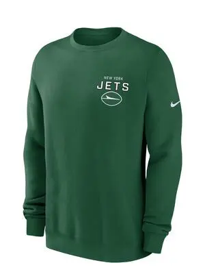 Nike New York Jets Draw Block Club Nfl Pullover Crew - Green