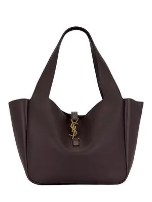 Saint Laurent Bea Tote Bag - Dark Currant