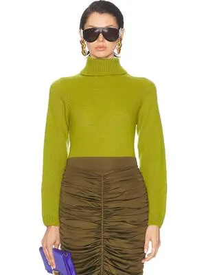 TOM FORD Cashmere Turtleneck Sweater - Acid Green