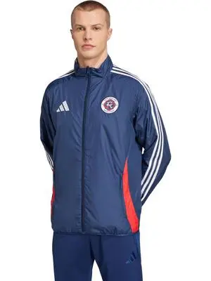 Adidas New England Revolution Anthem Reversible Jacket - Night Indigo