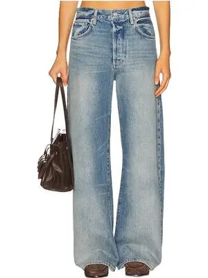 Paige Arellia Barrel Leg Jeans With Covered Buttonfly - Terrin