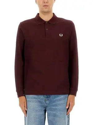 Fred Perry Cotton Polo Red