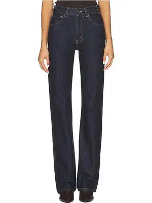 NILI LOTAN Joan Straight Leg Jeans - Blue