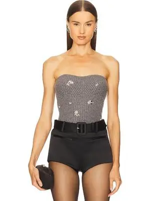 Simkhai Waverlie Tube Top - Grey