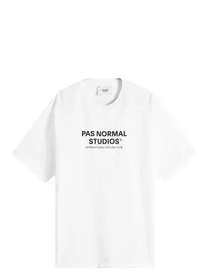 PAS NORMAL STUDIOS Off-race Logo T-shirt - White
