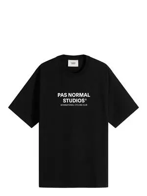 PAS NORMAL STUDIOS Off-race Logo T-shirt - Black