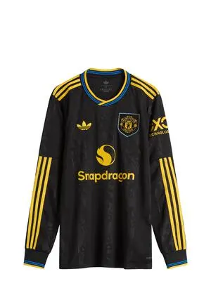 Adidas Manchester United 25/26 Third Longsleeve Jersey Top - Black