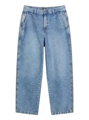 Dickies Madison Baggy Denim Jeans - Rinsed Blue W/fade