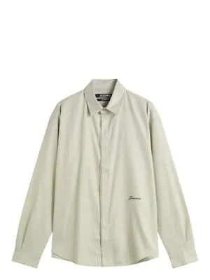 Jacquemus Signature Logo Shirt - Light Green