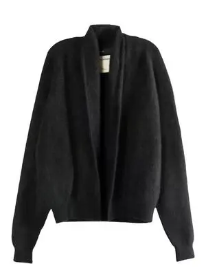 Frenckenberger Shawl-collar Cardigan - Black