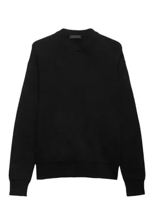 Prada Cashmere Crew-neck Sweater - Black