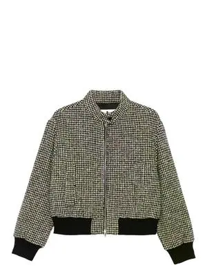 BARENA VENEZIA Houndstooth Zip-Front Jacket