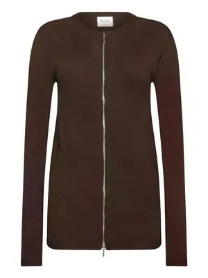 Wolford Wool Zip-front Cardigan - Brown