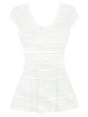 LoveShackFancy Elisavette Mini Dress - White