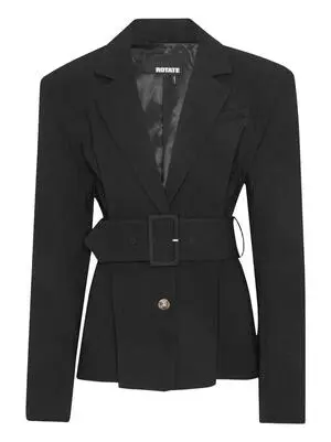 Remain Birger Christensen Belted Blazer - Black