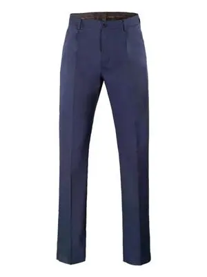 MOORER Tailored Pleated Trousers - Blue