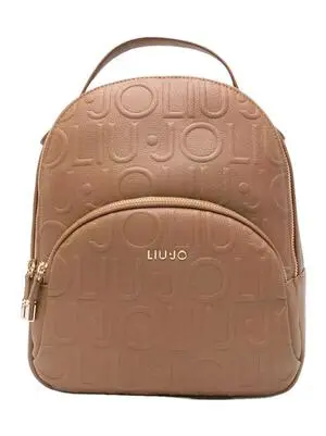 Liu Jo Logo-plaque Backpack - Neutrals