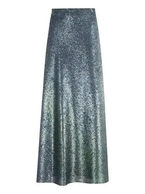 Herno Sequin Embellished Midi Skirt - Blue