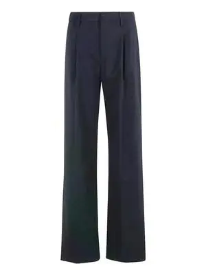 DONDUP Lia Pleated-front Trousers - Blue