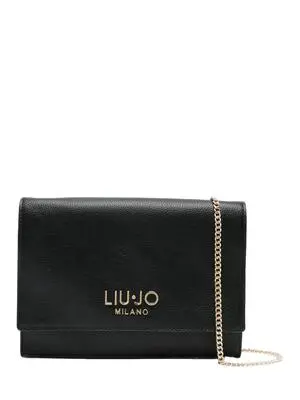 Liu Jo Mini Logo-plaque Chain Cross-body Bag - Black