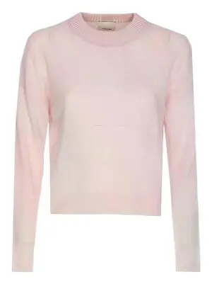 ALLUDE Long-sleeve Sweater - Pink